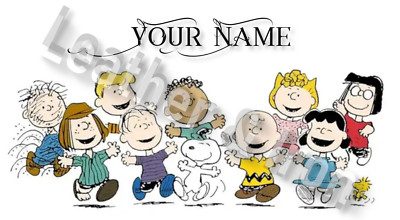 New Vinyl Personalized Peanuts Gang Snoopy Checkbook Cover | eBay