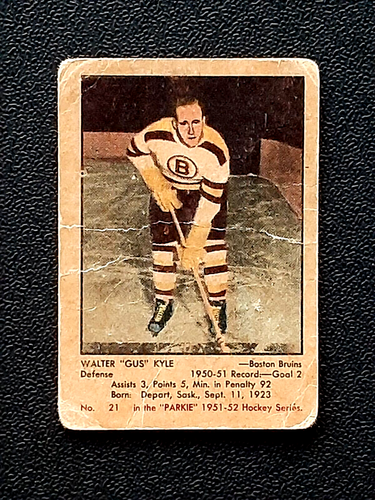 WALTER KYLE RC 1951-52 PARKHURST 51-52 NO 21 POOR+/FAIR 41605 | eBay