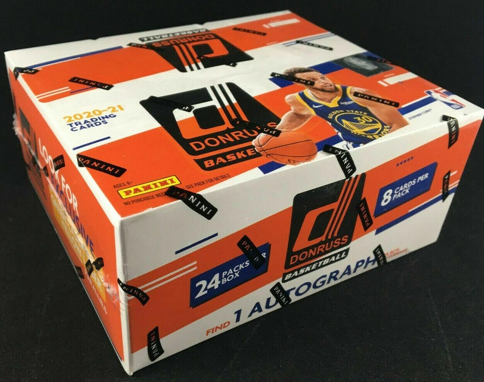 2020 2021 PANINI DONRUSS NBA BASKETBALL CARDS SEALED RETAIL BOX 24 ...