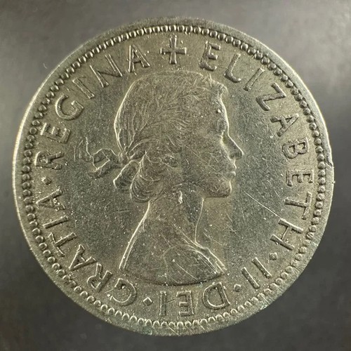 1956 Great Britain Two Shillings – Elizabeth II, English Reverse | eBay