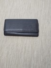 Louis Vuitton Key Holder Case Unisex Black Taiga Leather Authentic GUC ...