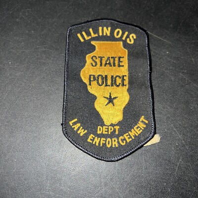 Vintage Obsolete Police Patch Illinois State Police | eBay