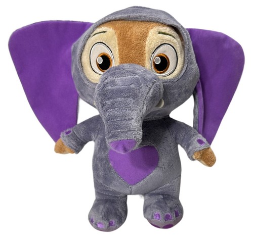 Disney Zootopia Ele Finnick Elephant Purple Costume Talking 11" Plush ...