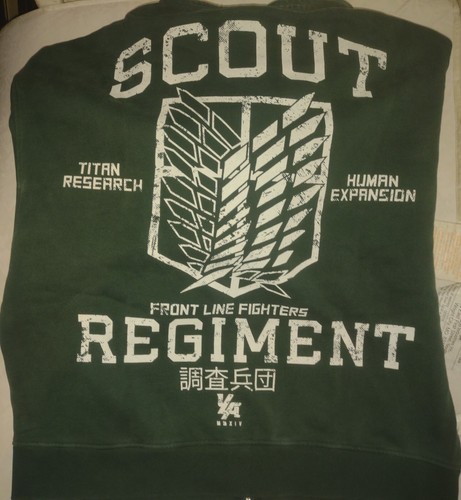 AOT X Young LA - Scout Regiment Hoodie - Medium - (Limited Edition) | eBay