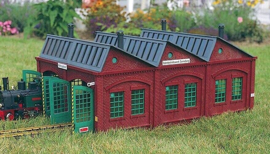 PIKO G Scale ~ New 2025 ~ Sonneberg Loco Shed Engine House Building Kit ...