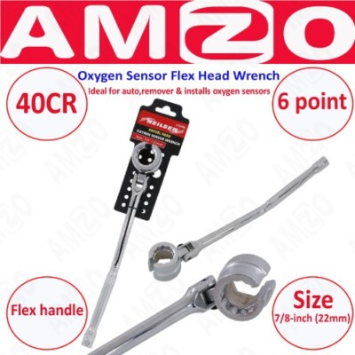 Oxygen Sensor Socket Wrench, Spanner with Swivel Head 7/8" 22mm | eBay UK