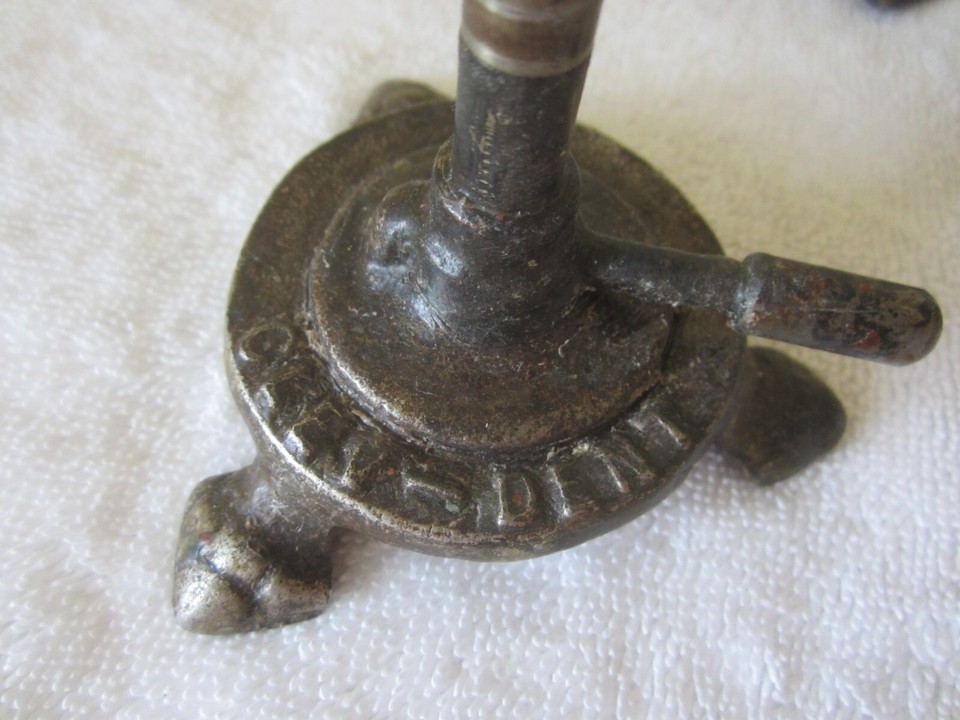 VTG Dental Lab Cast Iron Bunsen Burner History Signed Clev-Dent & Kerr ...