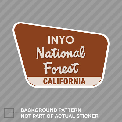 Inyo National Forest California ca Sticker california ca explore hike ...