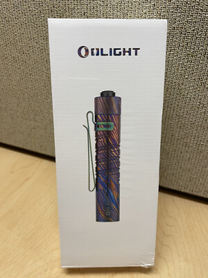 Olight i5T Titanium Damascus Flashlight | eBay