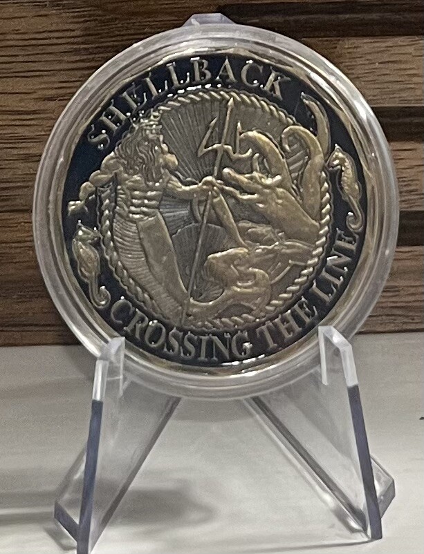U.S. Navy Shellback Crossing The Line Coin | eBay