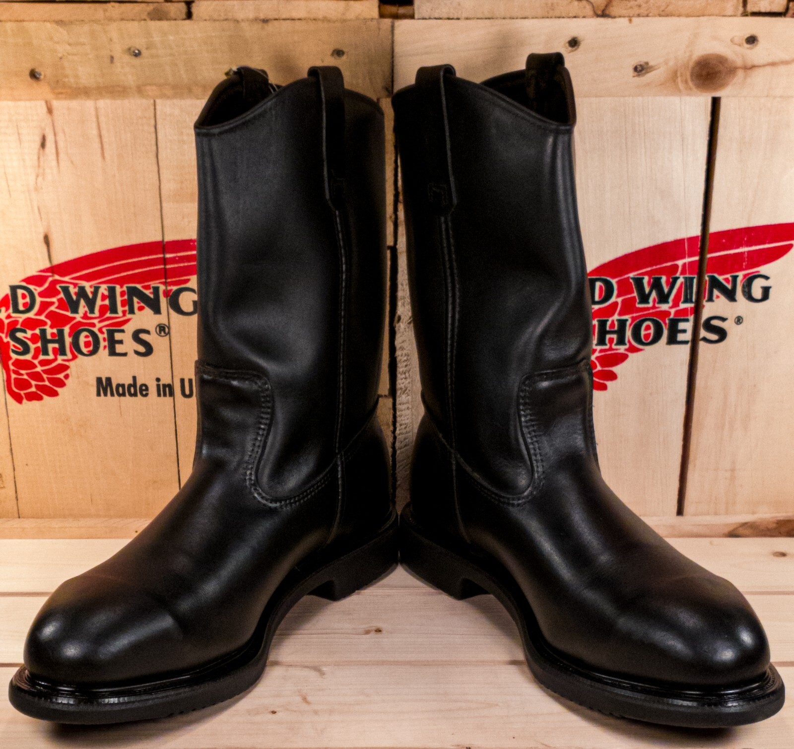 Red Wing 2253 Black Chrome Pecos Boots Size 12D (Steel Toe) (USA) (2001 ...
