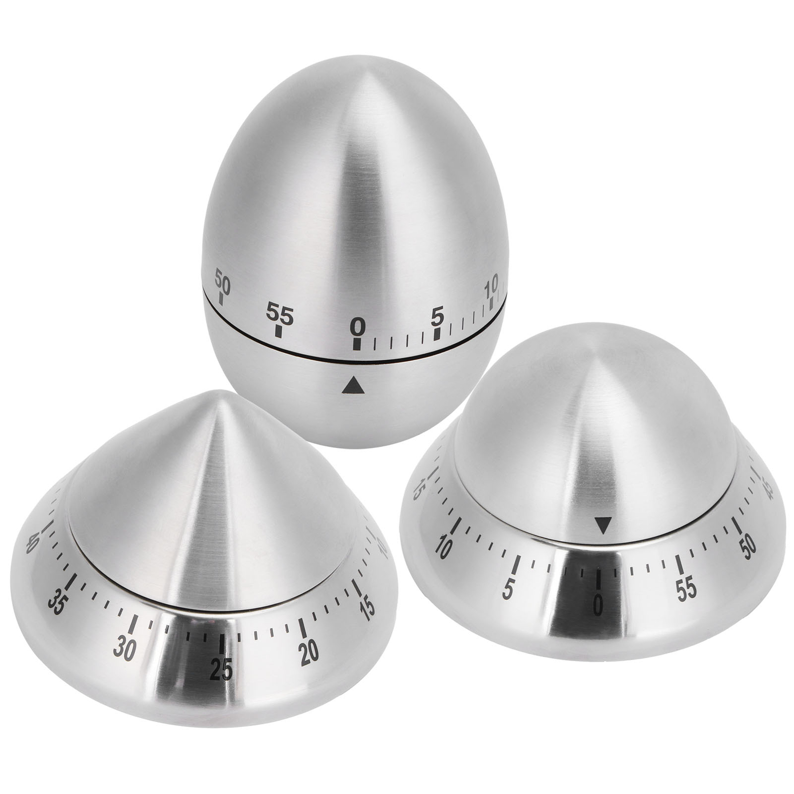 Kitchen Cooking Timer Stainless Steel Mechanical Timer Reminder Time ...