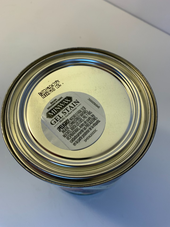 1 qt Minwax 66060 Walnut Gel Stain Interior/Exterior Gel Stain (Pack of ...