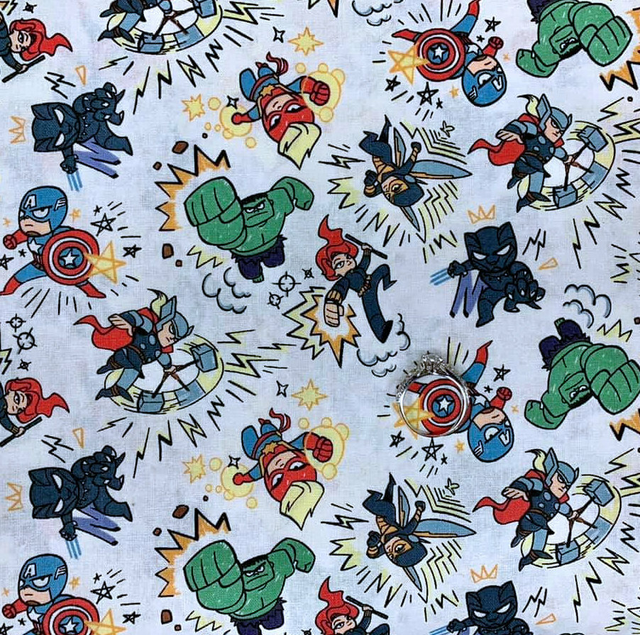 BonEFul Fabric Cotton Quilt Blue Green Minecraft Guy Square Block Game ...