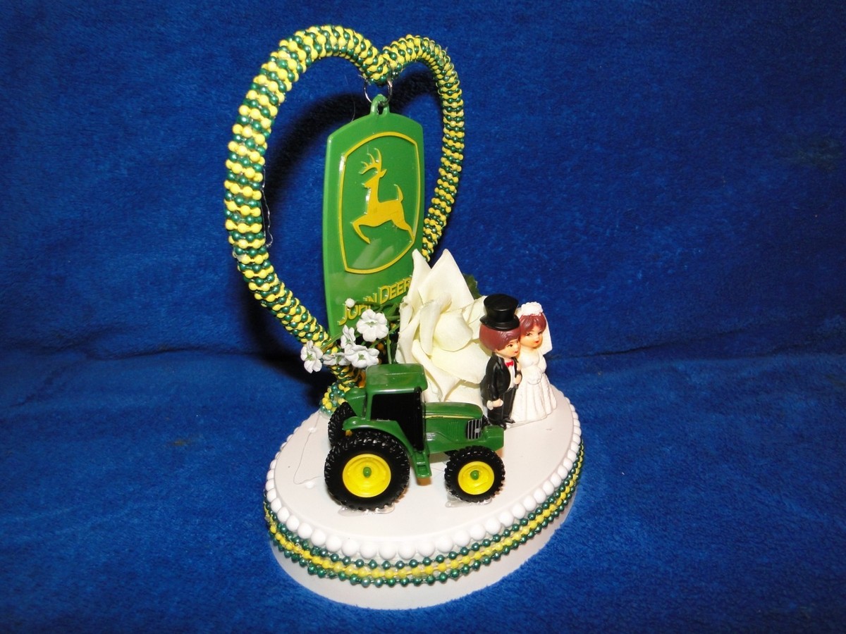 John Deere Wedding Cake Toppers Country Western John DEERE Tractor