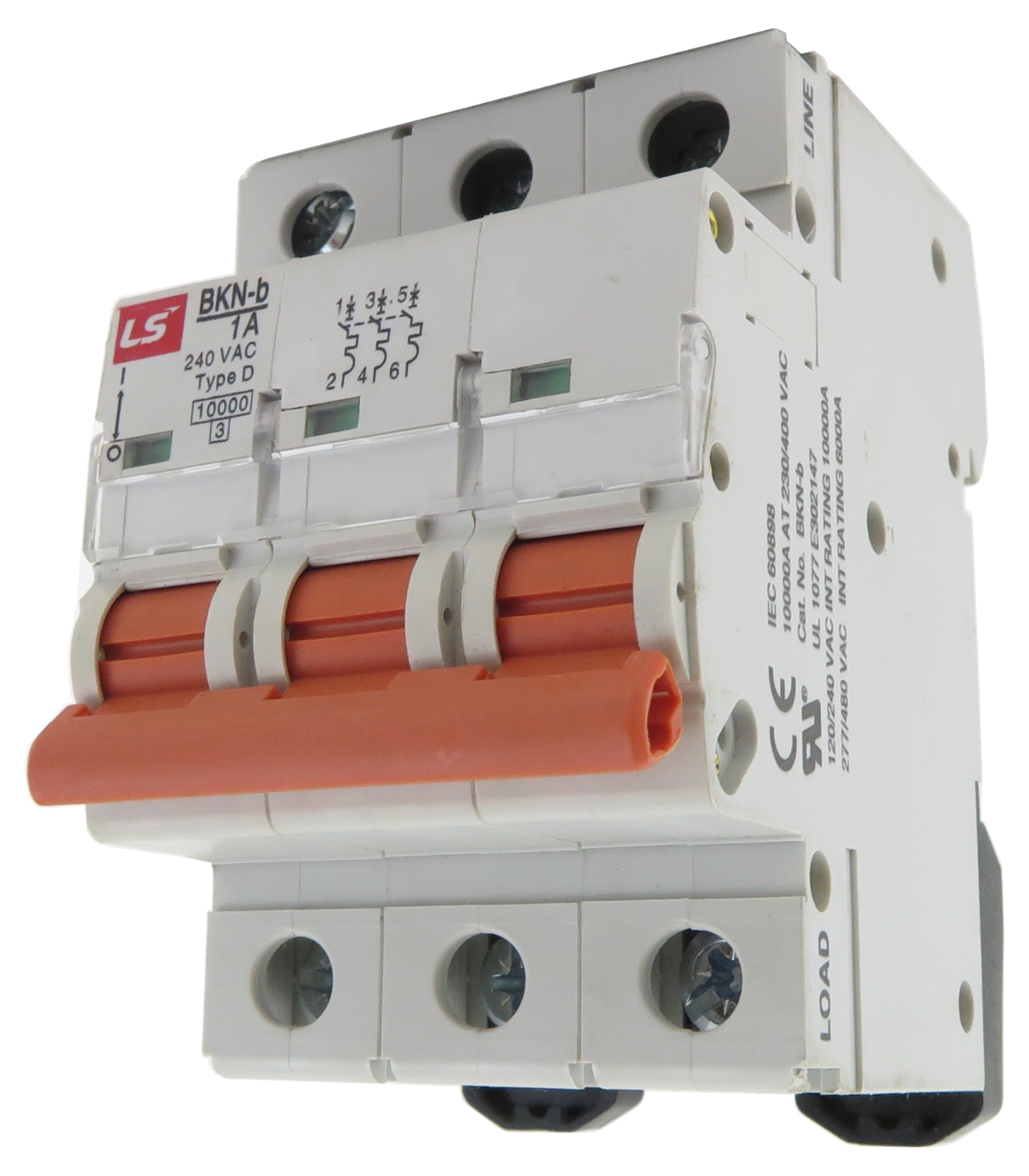 LS BKN-b Miniature Contactor 3P 1A Type D-Curve 240VAC BKN-B-3P-1A | eBay