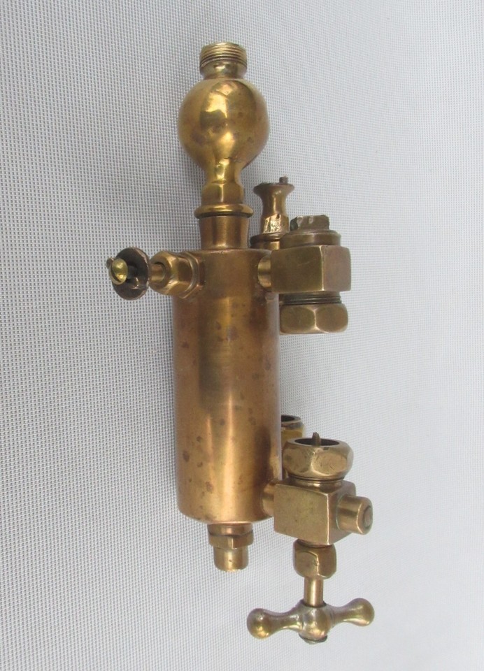Antique Brass Steam Engine Oiler Hydrostatic Lubricator (Detroit ...