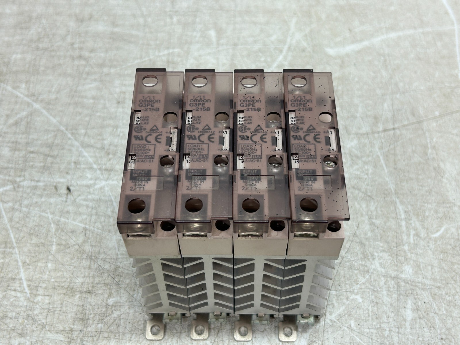 Omron G3PE-215B Solid State Relay 15A 12-24Vdc In. 100-240Vac Load SSR ...