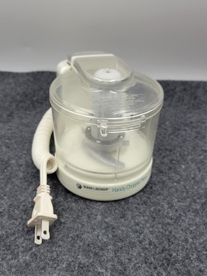 Black & Decker Handy Chopper Plus HC3000 Small Food Processor White 1.5 ...
