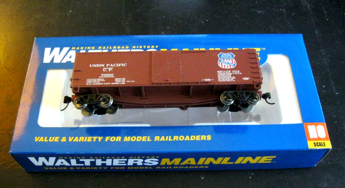 Walthers Mainline HO Union Pacific Wood Box Car 70002 Metal Wheels ...