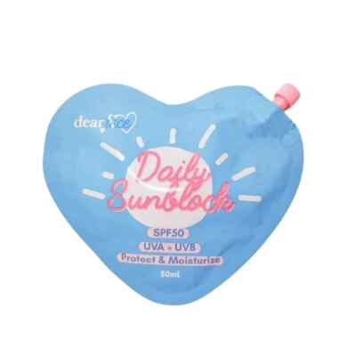 Dear face Daily Sunblock Sunscreen (50ml) | eBay Australia
