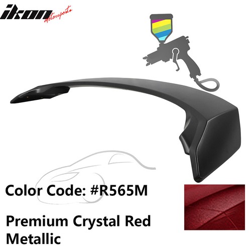 Fits 22-25 Civic MD #R565M Premium Crystal Red Trunk Spoiler W/ LED ...