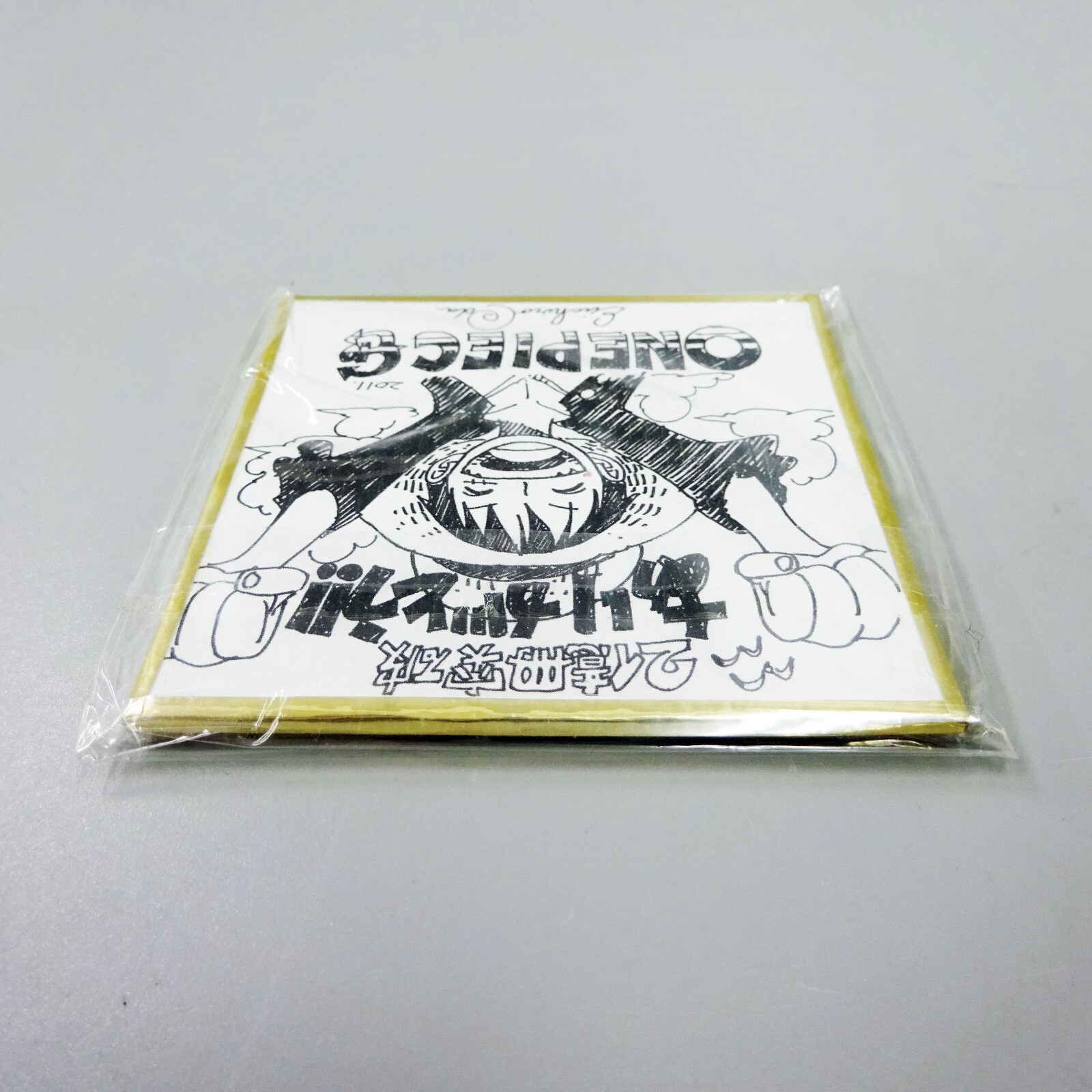 ONE PIECE Eiichiro Oda Autograph Limited 1500 mini Shikishi Autograph ...