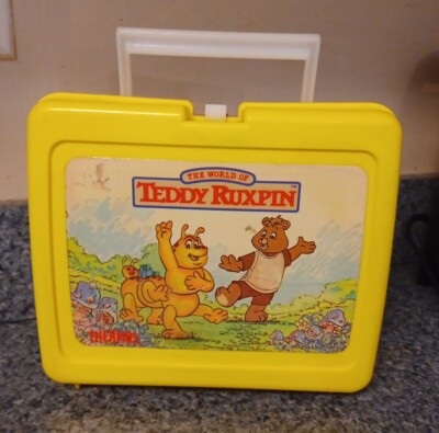 Vintage 1986 Yellow The World of Teddy Ruxpin Lunch Box Only No Thermos ...