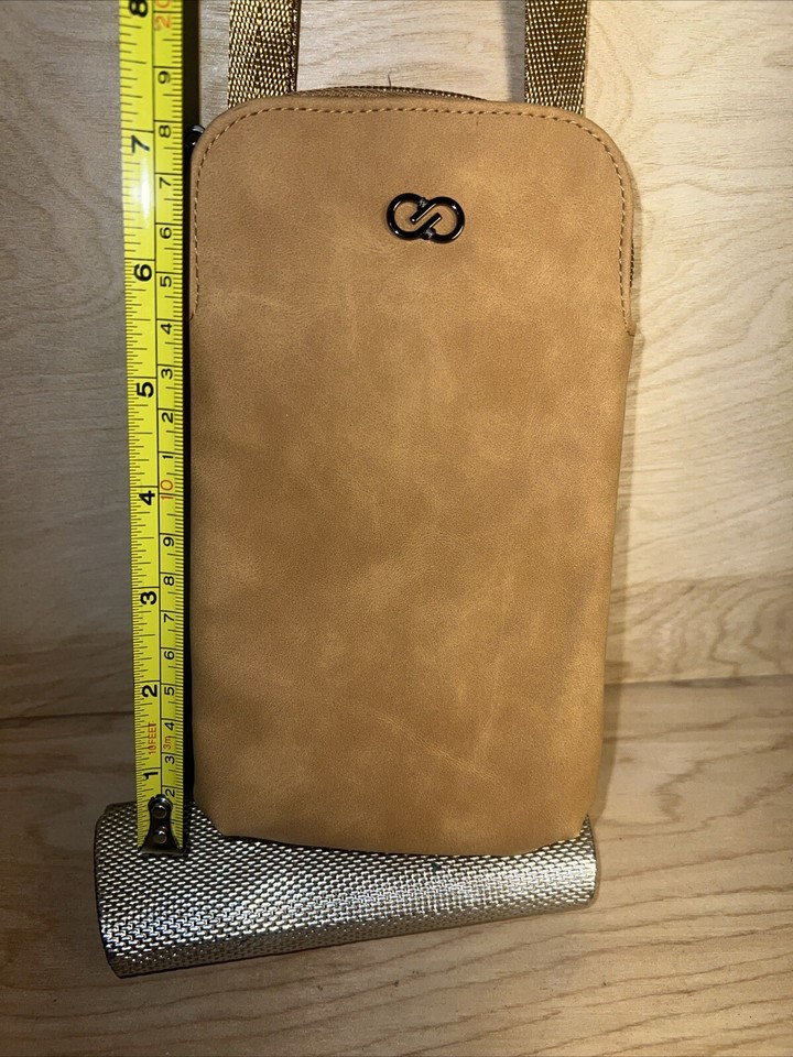 Calia Tan Mini Essentials Only Phone Carrier Crossbody | eBay