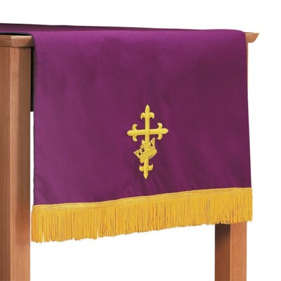 Parament Reversible Purple/Green Table Runner with Fringe Church ...