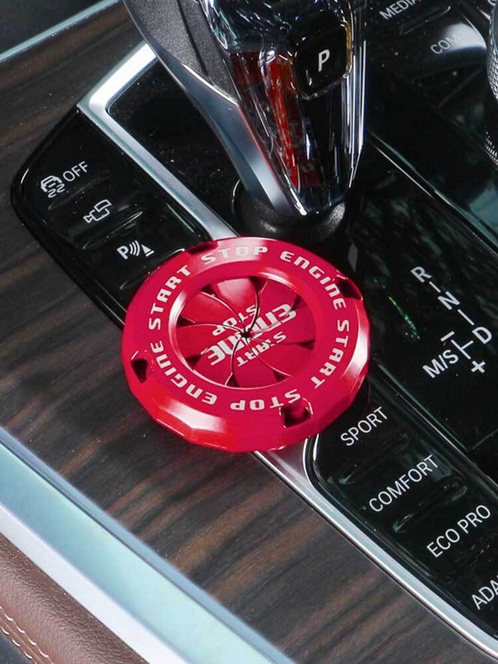 Universal Car Ignition Engine Start Stop Push Button Trim Cap Cover ...