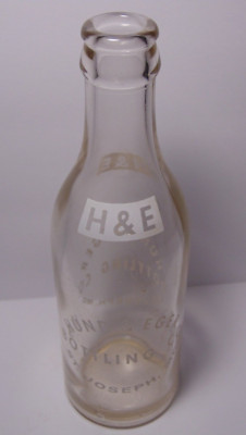 OLD VINTAGE ACL SODA BOTTLE HUND & EGER SODA BOTTLE ST. JOSEPH MISSOURI ...