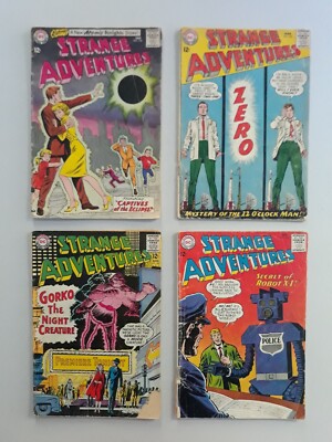 Strange Adventures 160, 162, 167, 169 DC Comics 1964 | eBay