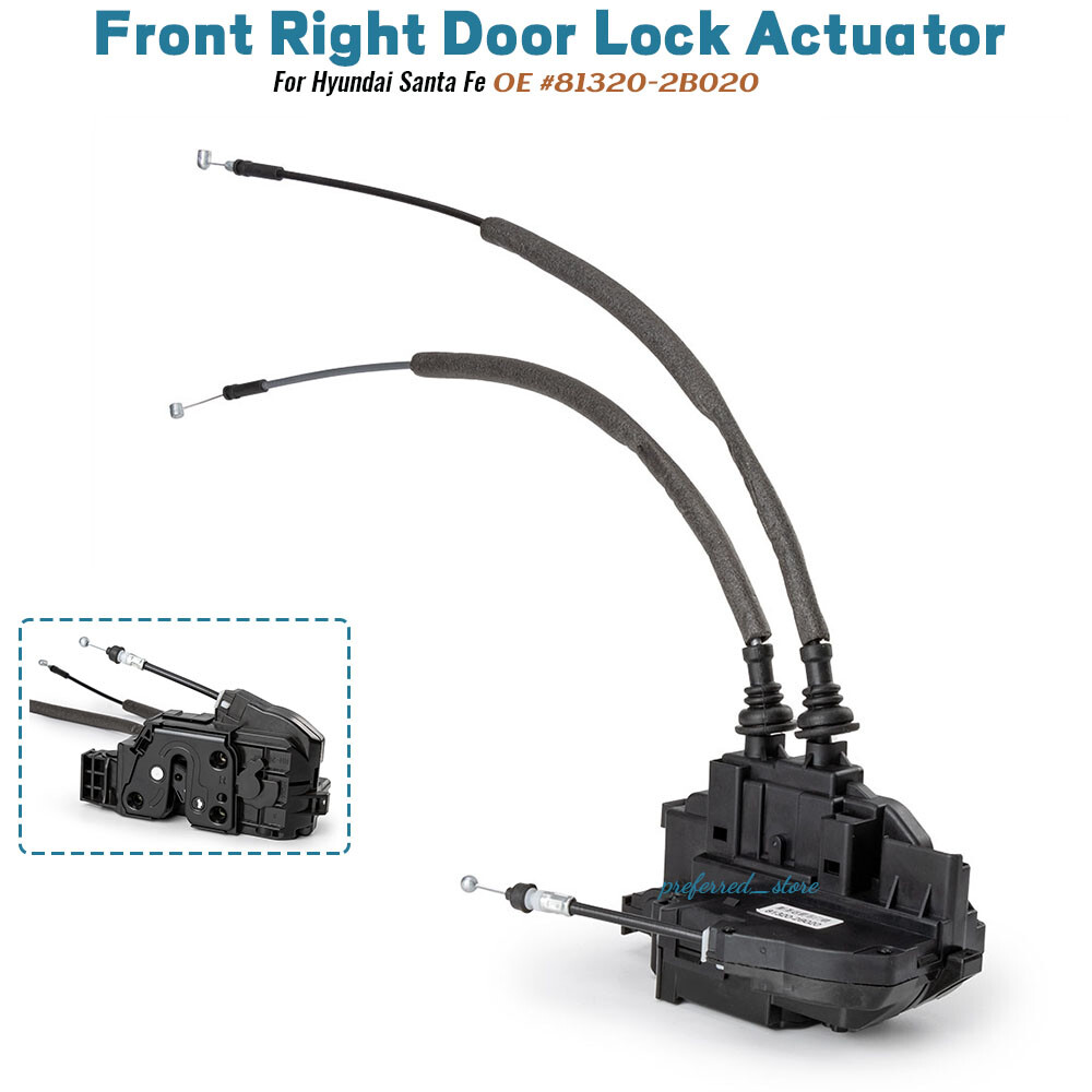 For Hyundai Santa Fe 10-12 Front Right Passenger Door Lock Actuator ...