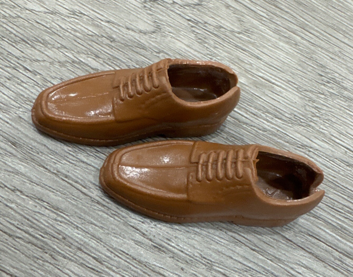 Mattel Barbie Ken Doll Replacement Brown Formal Shoes Loafers Original ...