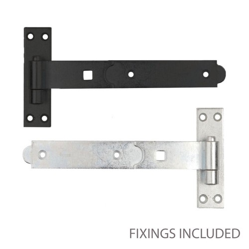 Garden Gate Hinges Heavy Duty Hook and Band Pins Set Kit Metal ...