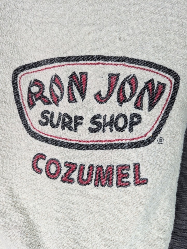 Vintage Ron Jon Surf Shop Cozumel Beach Mexico Backpack Barrel Tote Bag ...