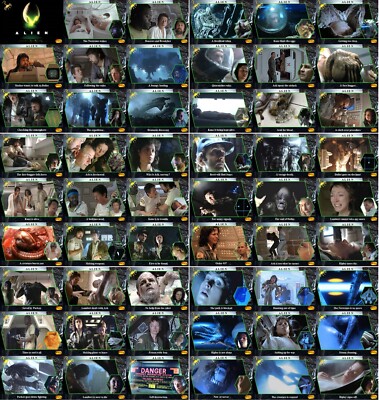 ALIEN (1979) movie Storyboard trading cards. Sigourney Weaver Ripley ...