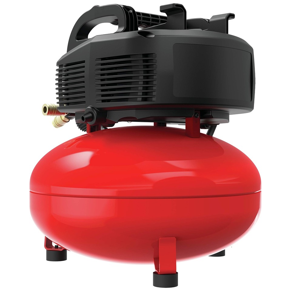 CRAFTSMAN 6 Gallon Pancake Air Compressor Oil-Free with 13-Piece Kit ...