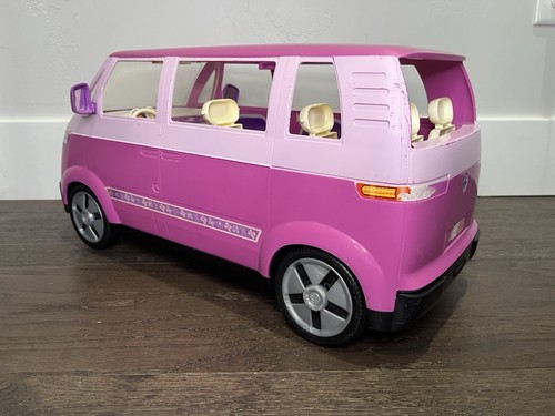 Barbie VW Volkswagen Van / Bus Purple 2002 Mattel, Horn Working | eBay