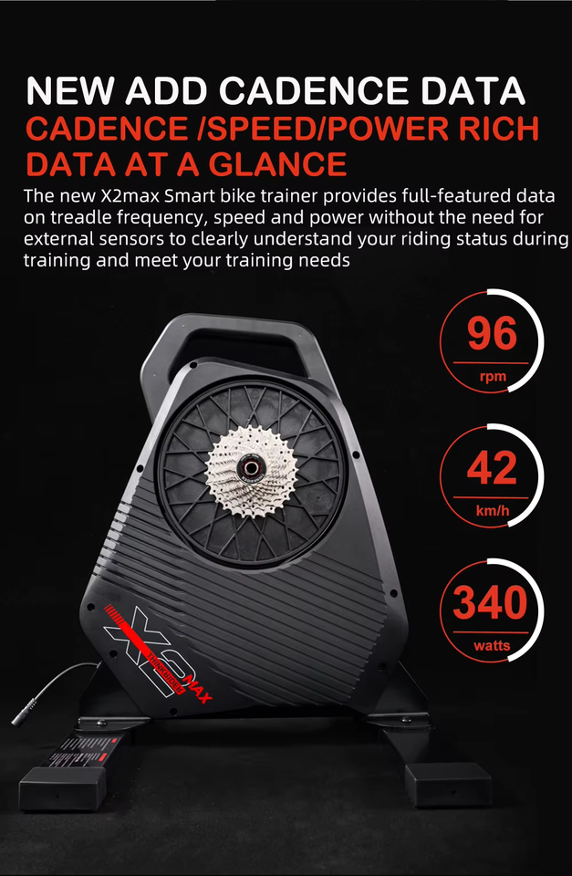 Thinkrider X2 Max Smart Bike Trainer Direct Drive Home Cycle Zwift ANT ...