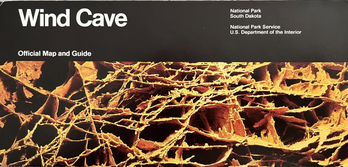Vintage 1994 WIND CAVE NP - SD NATIONAL PARK SERVICE UNIGRID BROCHURE ...