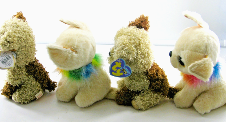 Ty Beanie Boos Plush Dogs x 4 Stuffed Animals Toys | eBay