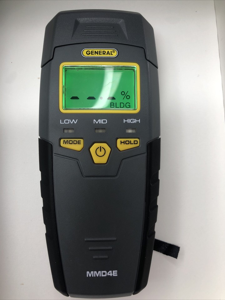 General MMD4E Moisture Meter Pin Type Digital LCD | eBay