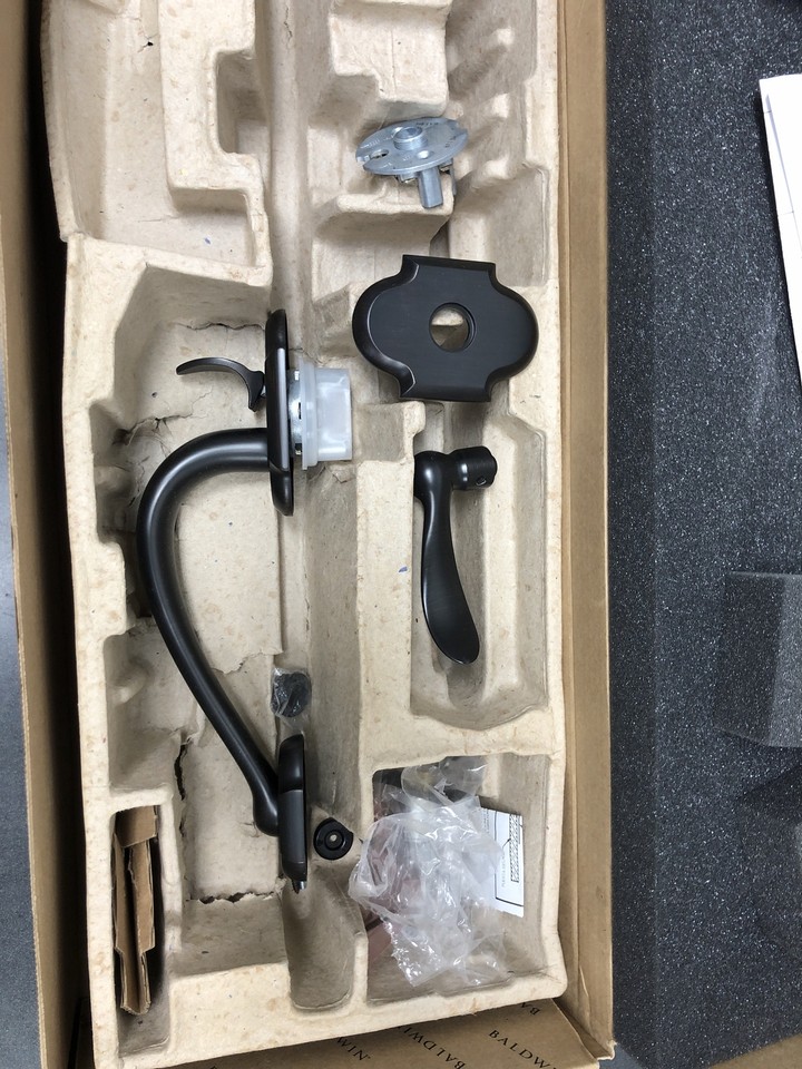 Baldwin Boulder Sectional Entry Handle Set Kit - Venetian Bronze | eBay