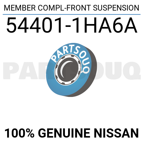 544011HA6A Genuine Nissan MEMBER COMPL-FRONT SUSPENSION 54401-1HA6A | eBay