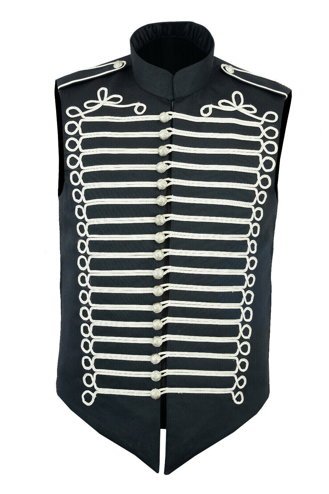 CLEARANCE Mens Military Hussar Drummer Festival Sleeveless Parade Vest ...