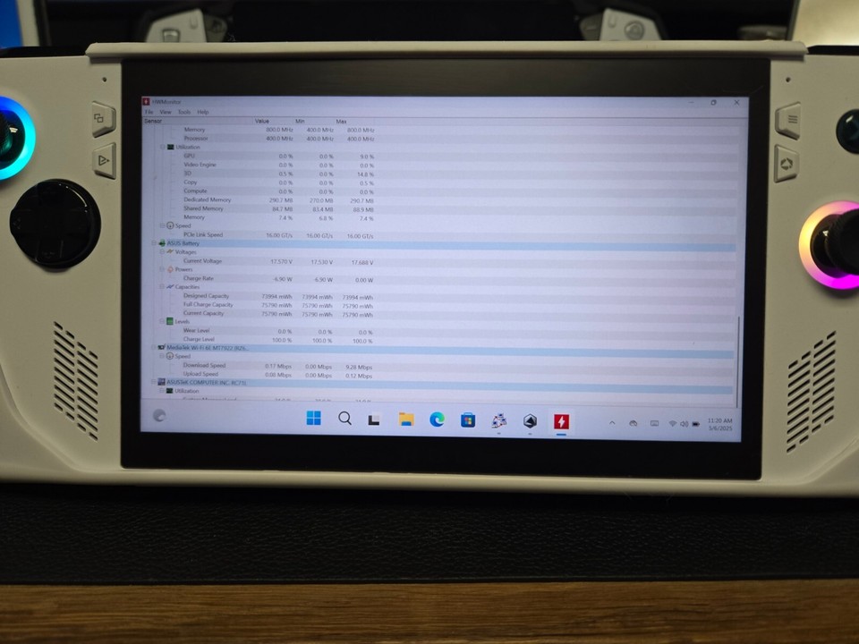 Asus Rog Ally Z1E Extreme - Modified battery and more | eBay