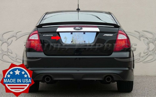 2010-2012 Ford Fusion License Plate Trim Backdrop Chrome Stainless ...