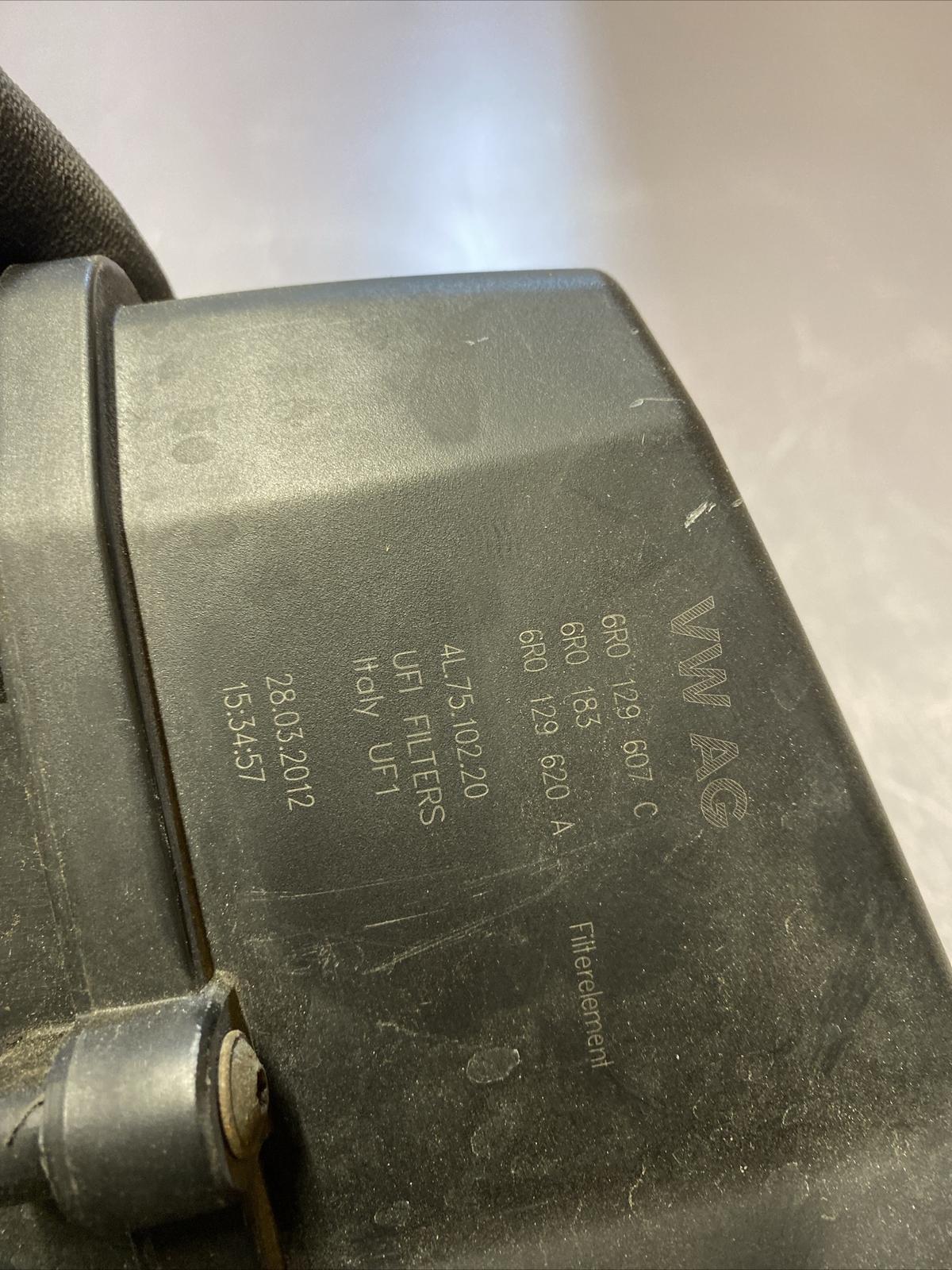 VW Polo 6R Luftfilterkasten Luftfilter Kasten Gehäuse 6R0129607C | eBay